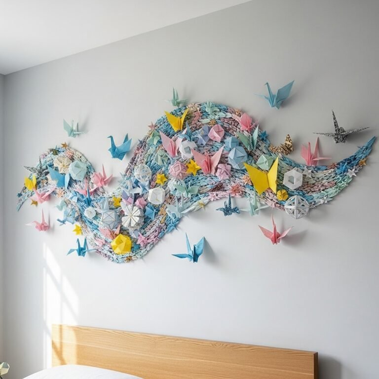 12+ Easy Diy Room Decor Wall Art Craft Ideas Bedroom Paper - Aura Nest
